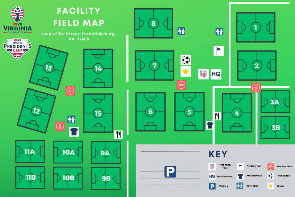 BRACKETS-SCHEDULE & MAP - Virginia Youth Soccer Association