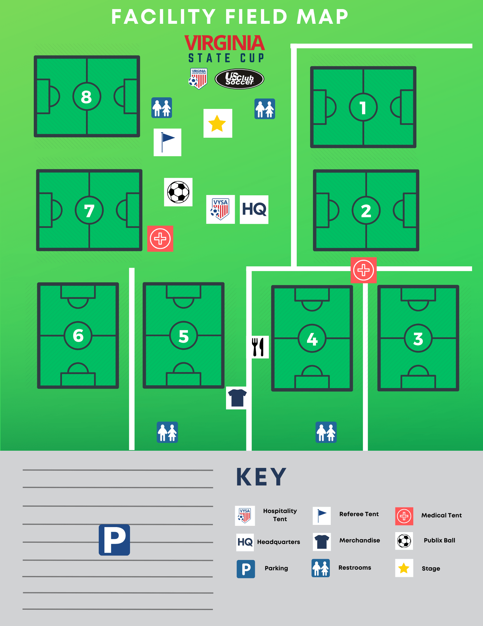 BRACKETS-SCHEDULE & MAP - Virginia Youth Soccer Association
