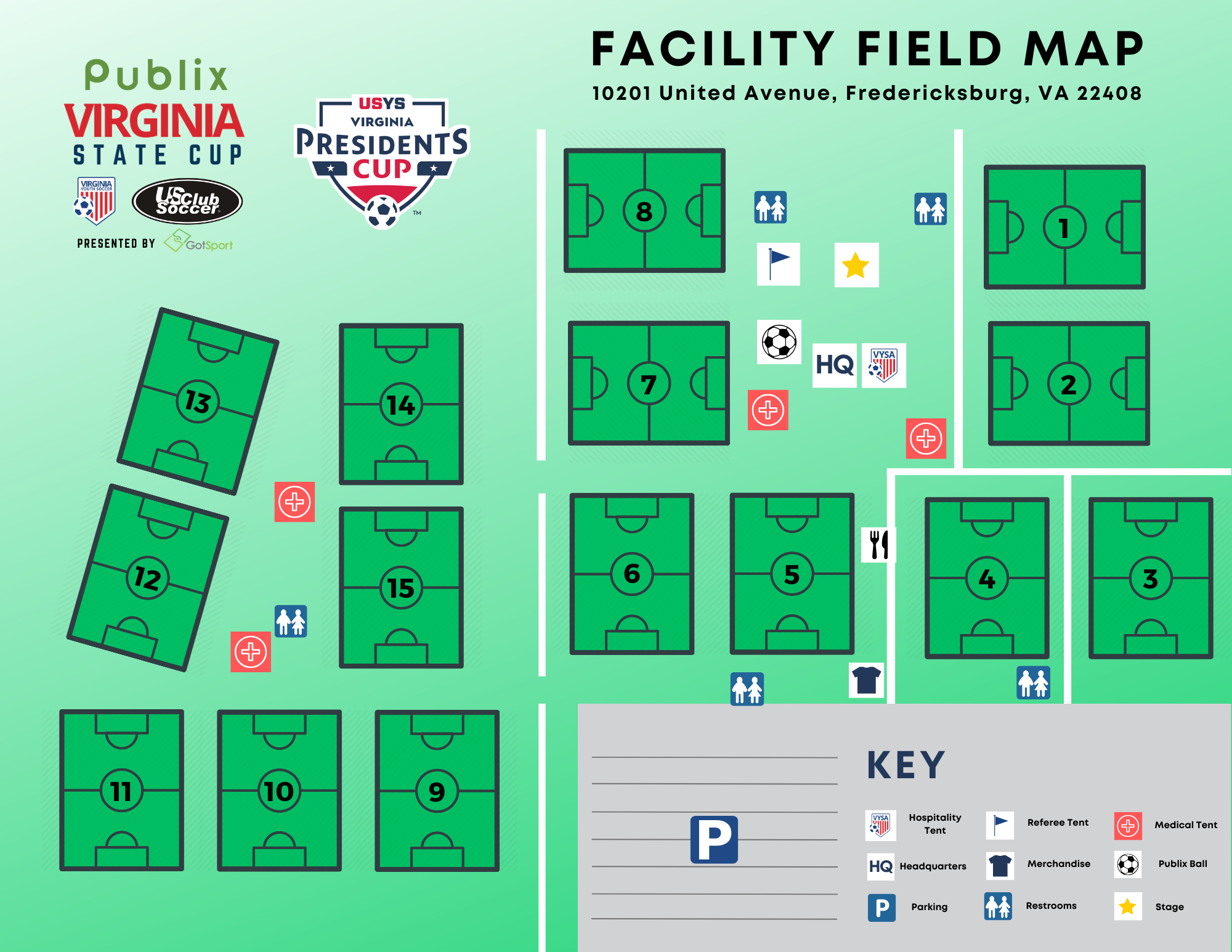 BRACKETS-SCHEDULE & MAP - Virginia Youth Soccer Association